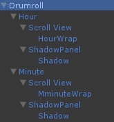 【Unity】NGUIでiPhoneでよくみる時間設定ドラムロールっぽいものを作る: 趣味津々浦々